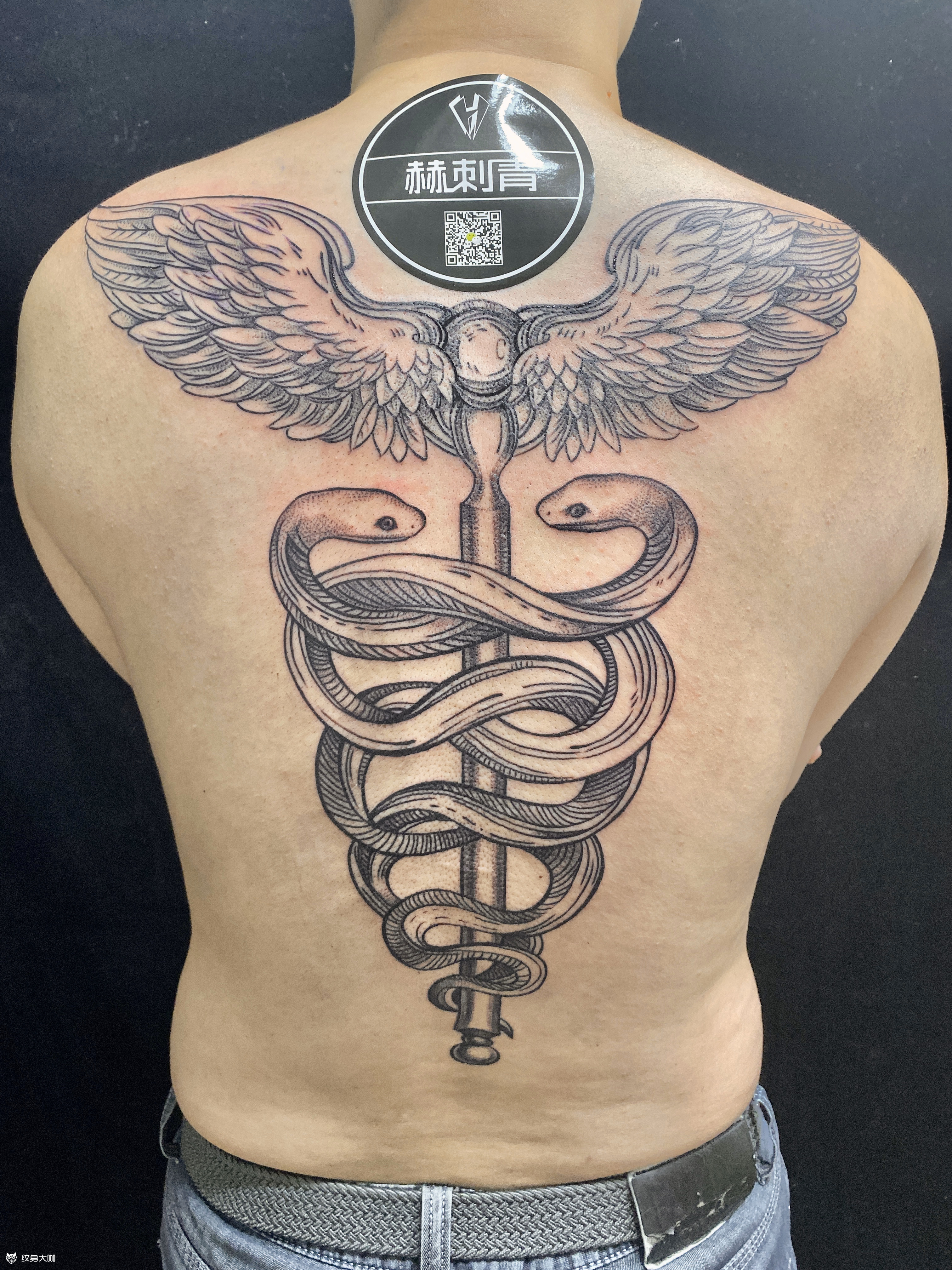 双蛇杖 双蛇双翼之杖又称“商神_纹身吧社区 - 纹身大咖